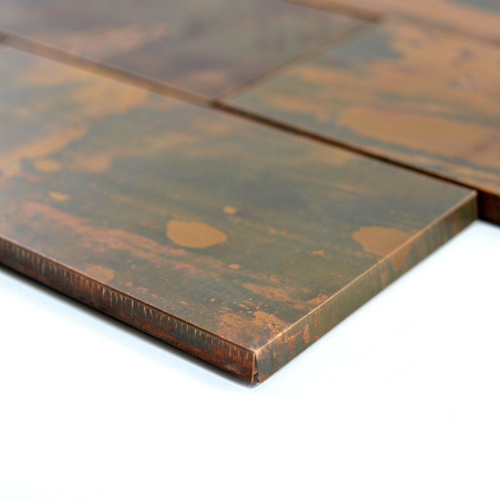 Antique Bronze Brick 28.6cm x 29.8cm Mosaic Tile