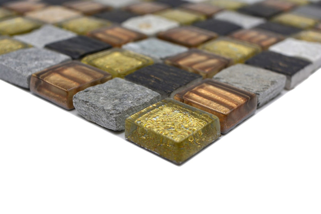 Bumblebee Mix Mosaic Tile