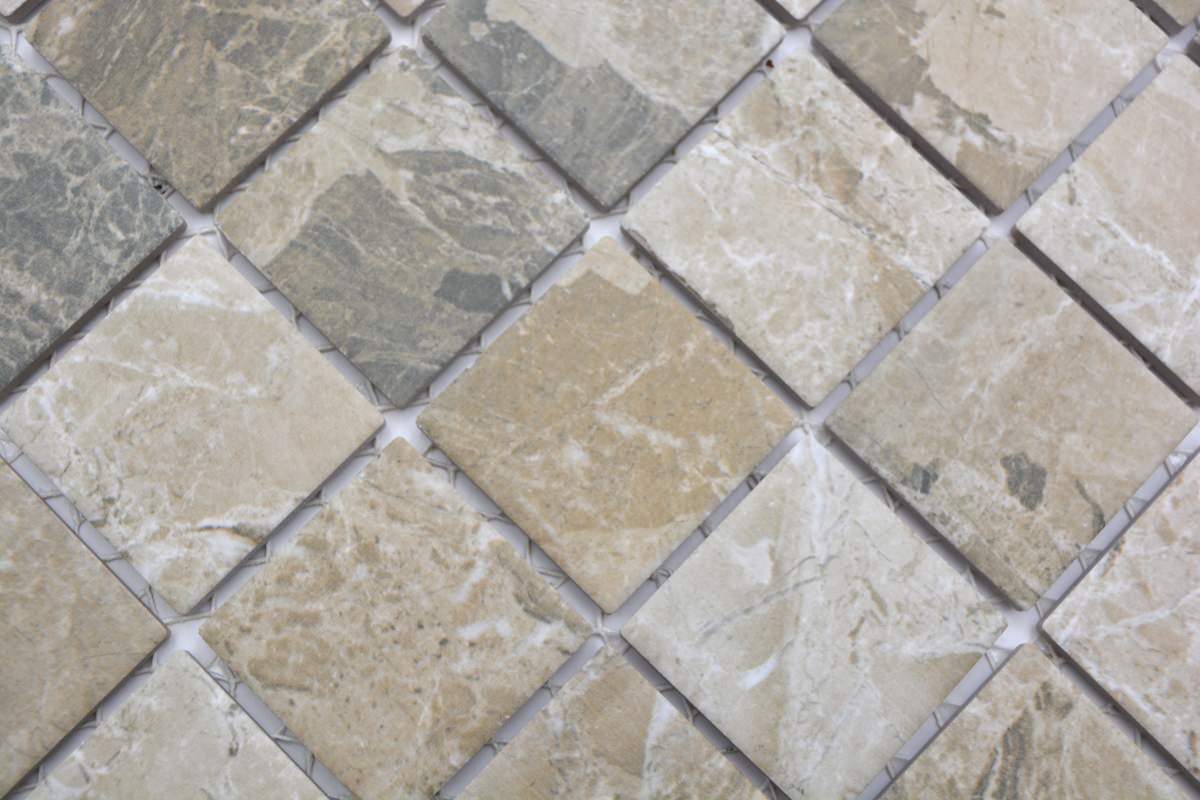 Enmallado Aymara Tierra 30cm x 30cm (5cm x 5cm) Mosaic Tile | Luxury ...