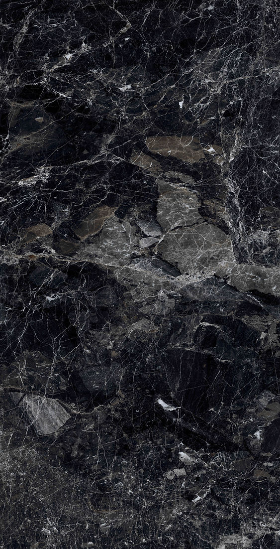 Frey Anthracite Black Marble Effect Tile - 60x120 cm