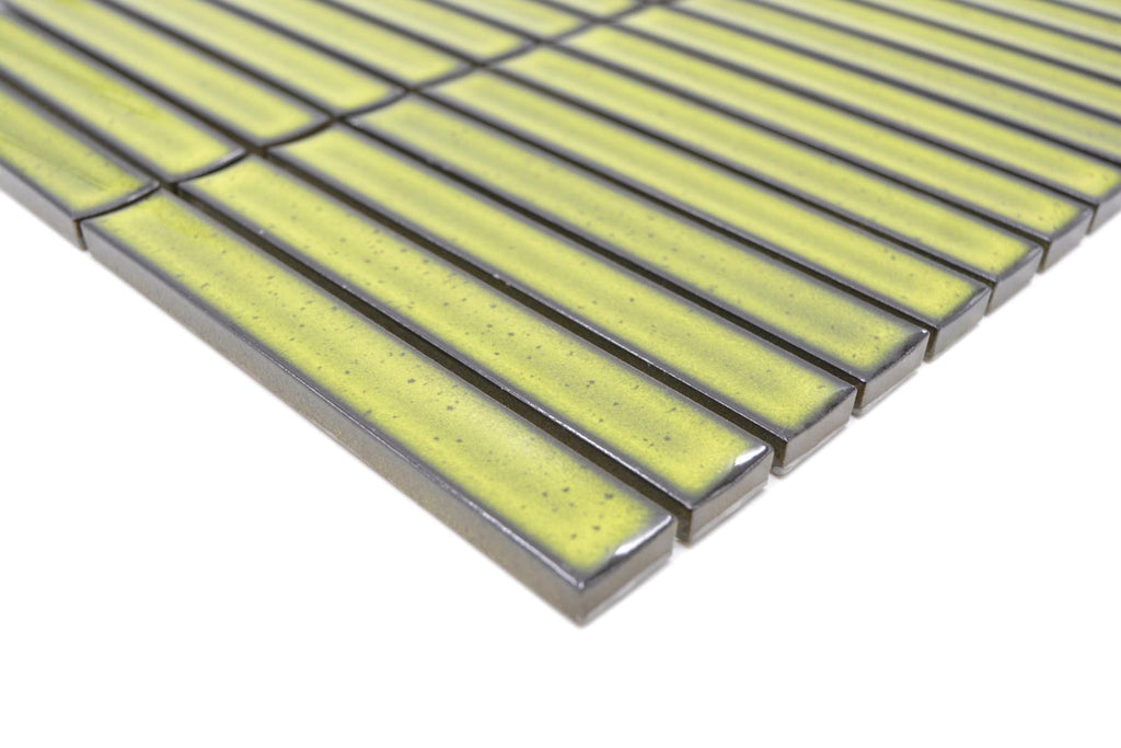 Pistachio Green KitKat Mosaic Tile