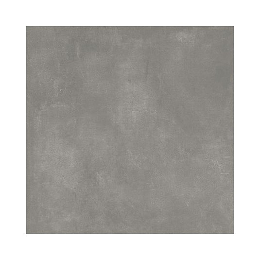 Carbone Grey Concrete Effect Rectified Porcelain Floor Tile - 600mm x ...
