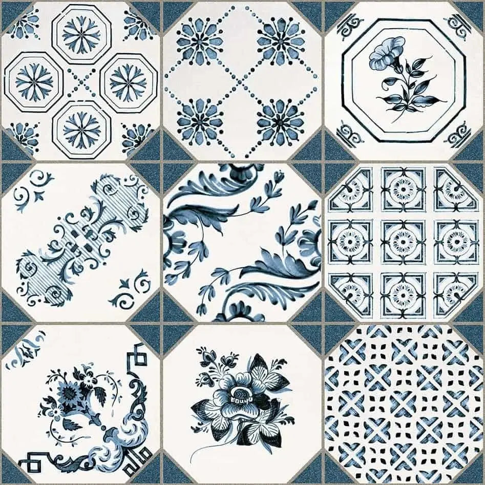 Parks Retiro Pattern Ceramic 316x316mm Wall & Floor Tile